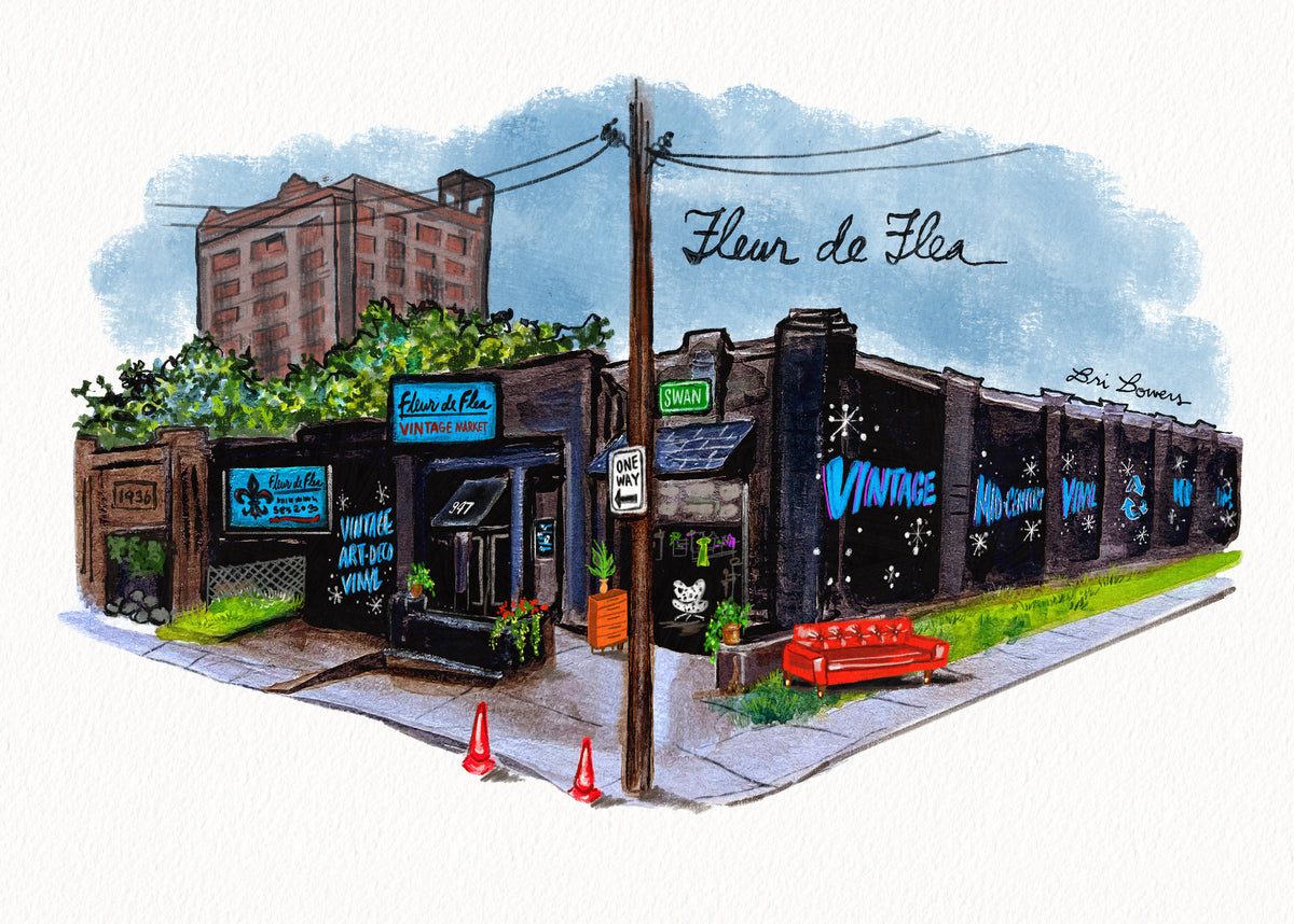 Fleur de Flea Watercolor Print – Bri Bowers