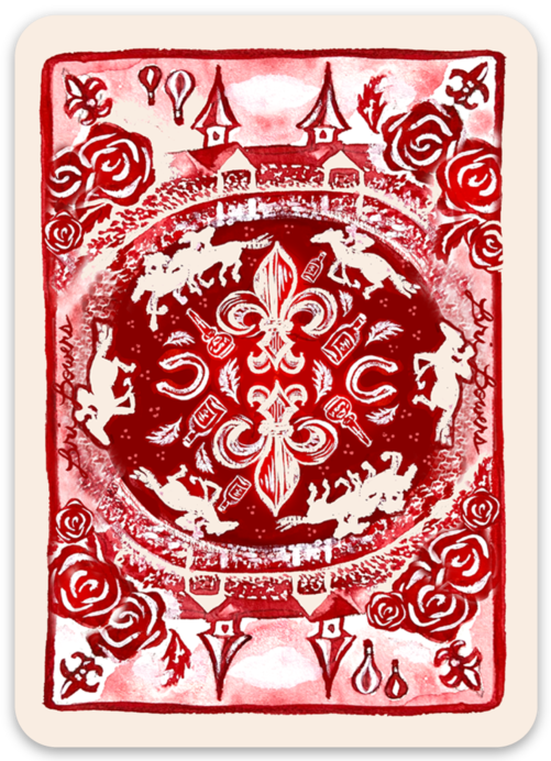 Playing Card Back Sticker – Bri Bowers